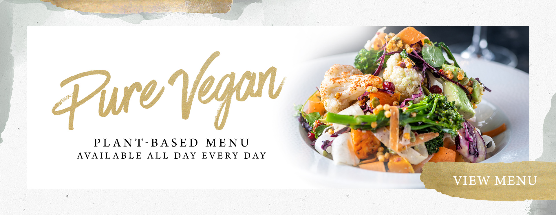 Vegan Menu & Prices - The Saxon Mill, Warwick