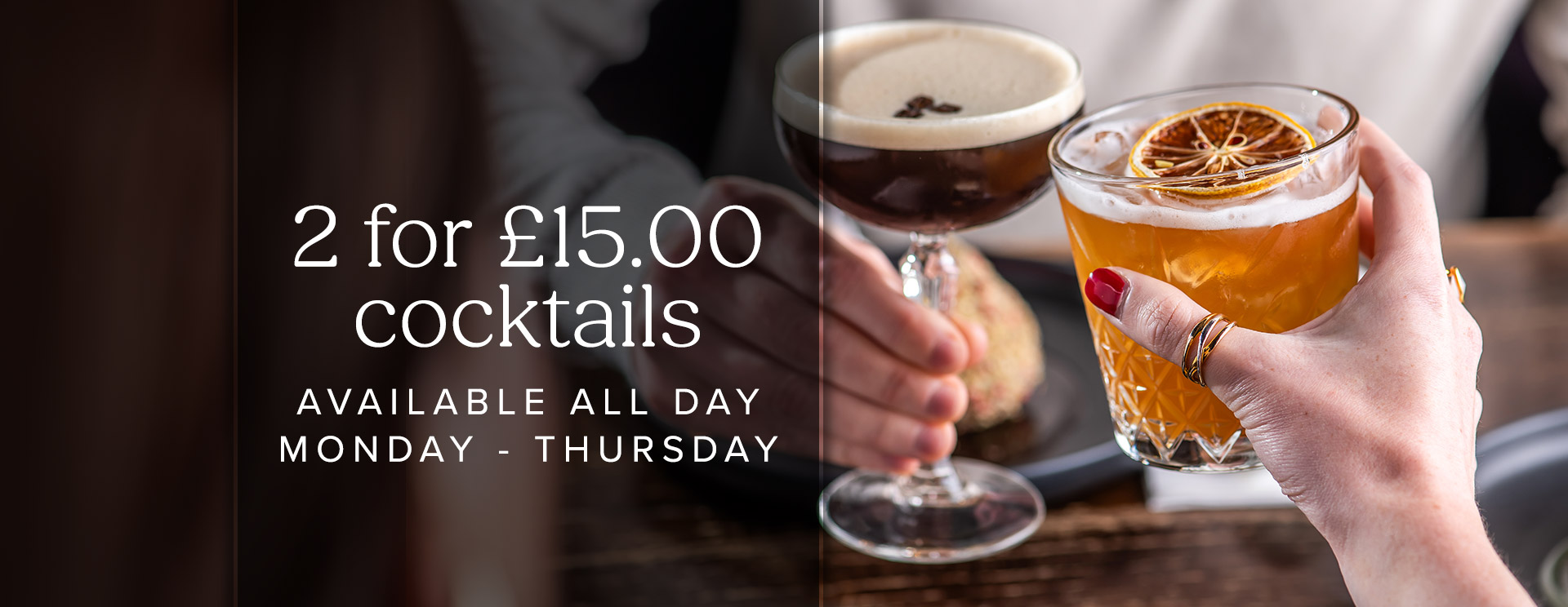 Our Drinks Menu | The Saxon Mill