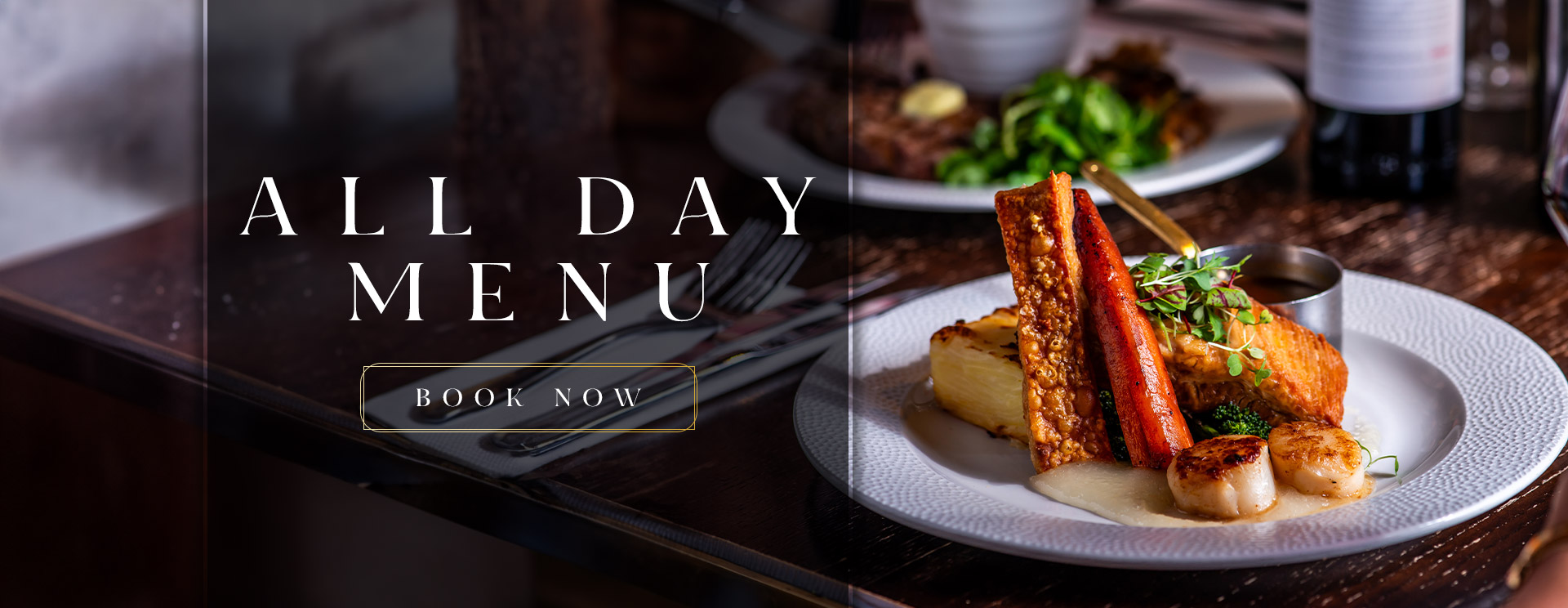 Dinner Menu & Prices | All Day Dining at The Saxon Mill Warwick